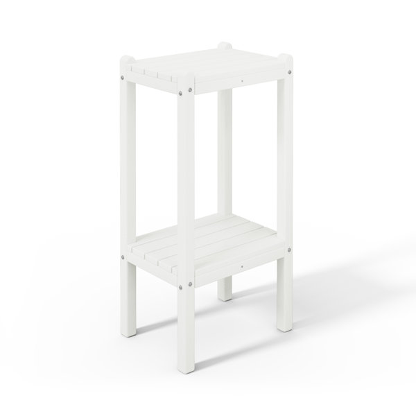 Winston Porter Mkiyah Square 18.45'' L x 18.45'' W Outdoor Side Table ...