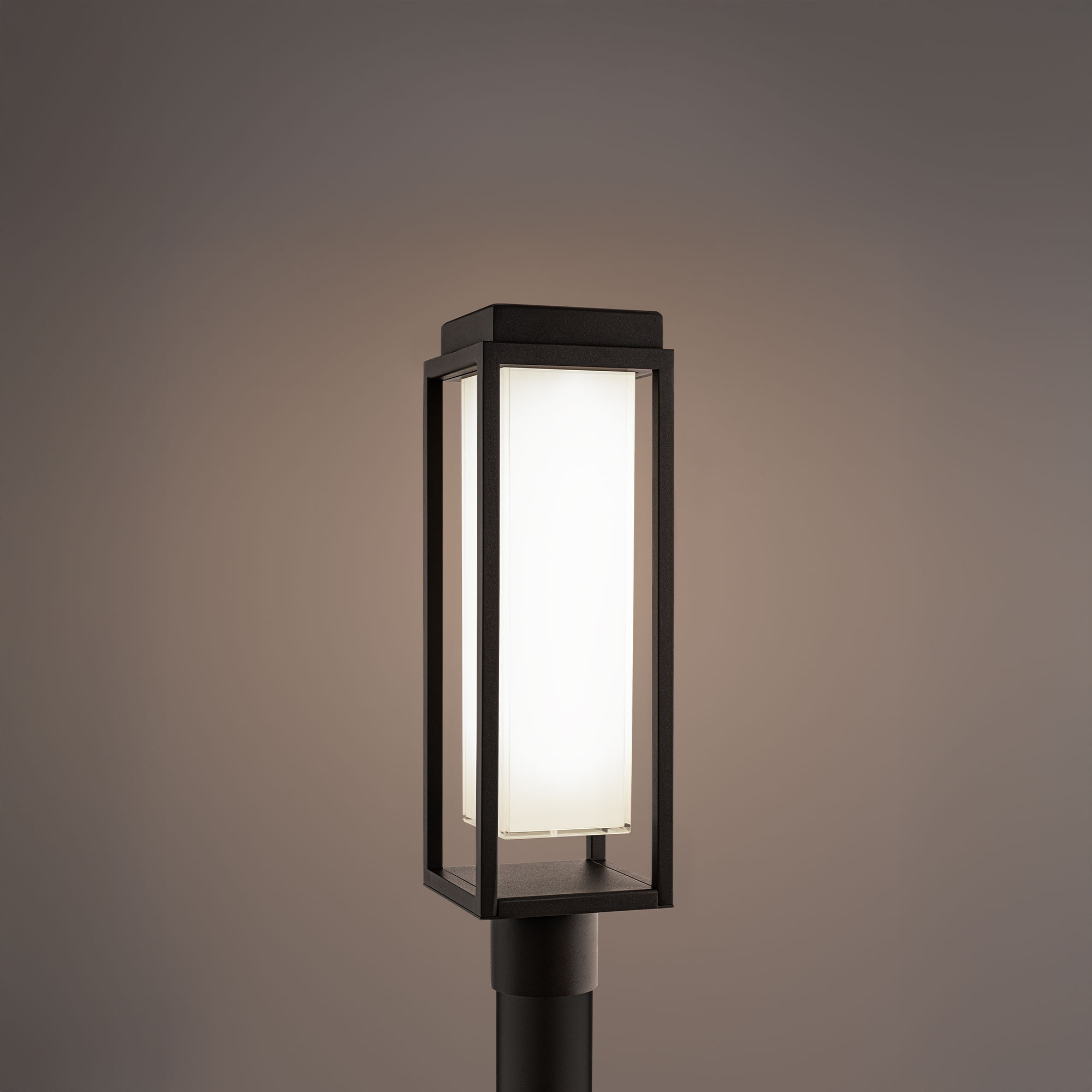 Modern Forms Framed Dimmable LED Outdoor Post Light, 3000K Color ...