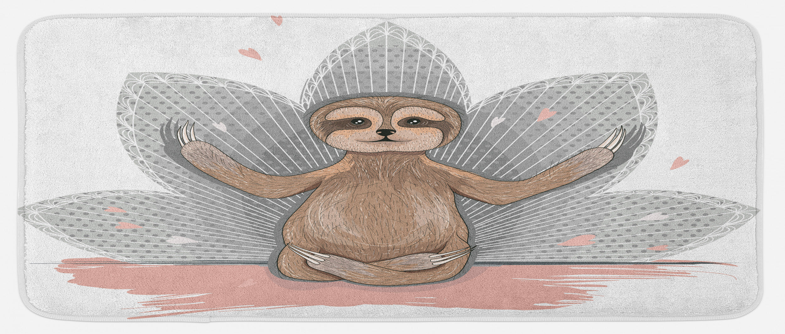 East Urban Home Little Sloth Meditation Lotus Flower Yoga Asana ...