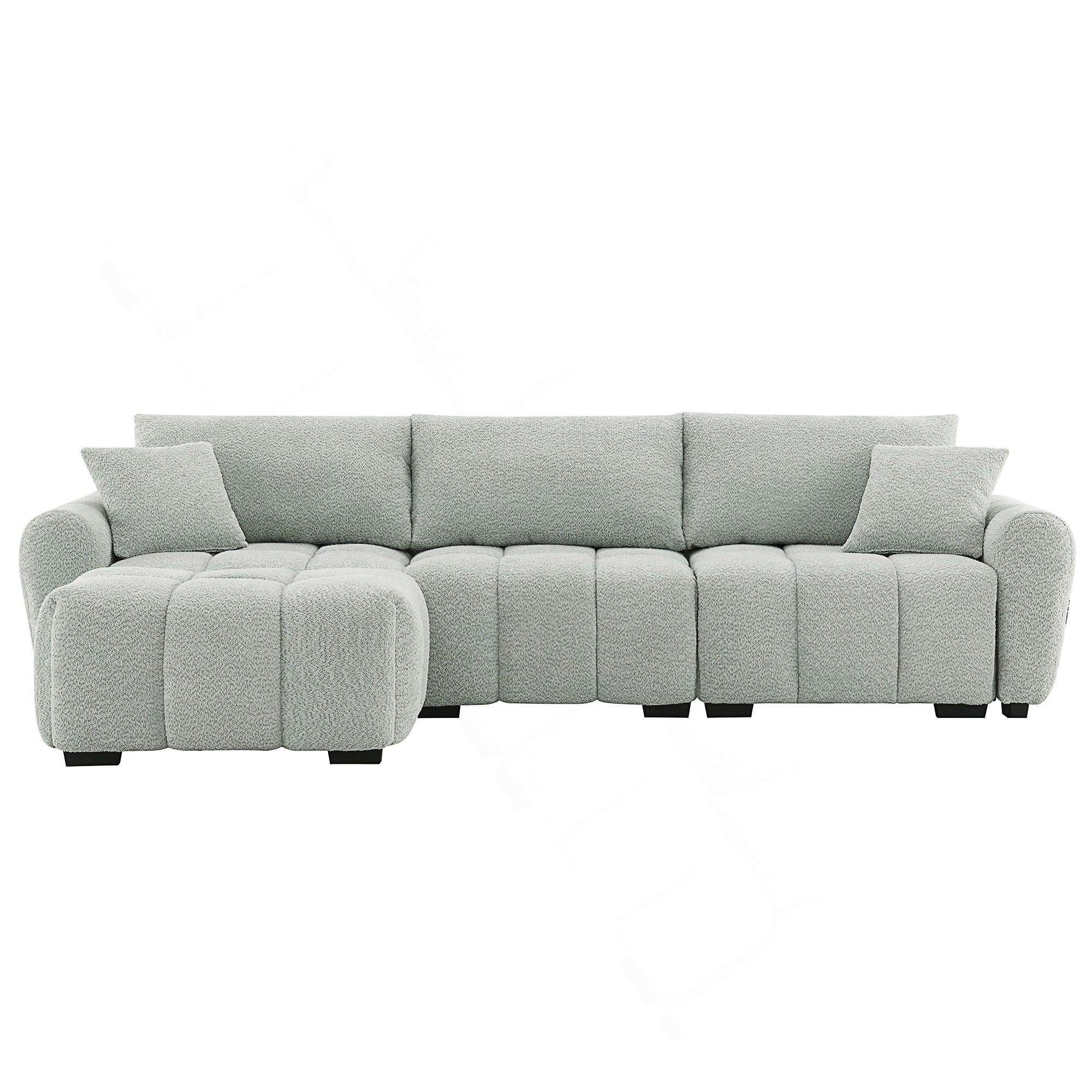 Latitude Run® 110" Modular Sectional Sofa, L Shape With Extra-Large ...
