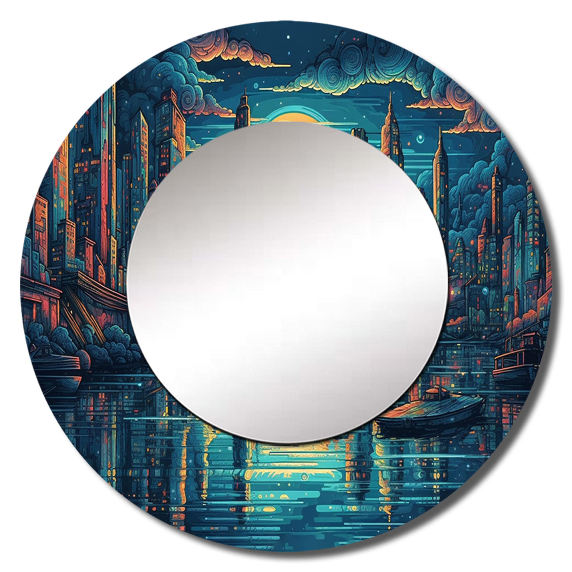 Wrought Studio™ Gibbie Blue And Orange Artistic Tributes To The Art ...