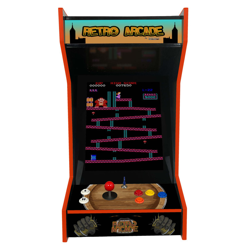 Suncoast Arcade Tabletop Arcade Machine with 19" Monitor and 60 Retro ...