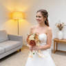 One Carter Corner Store 8.5" Burnt Orange Artificial Rose Bridal ...