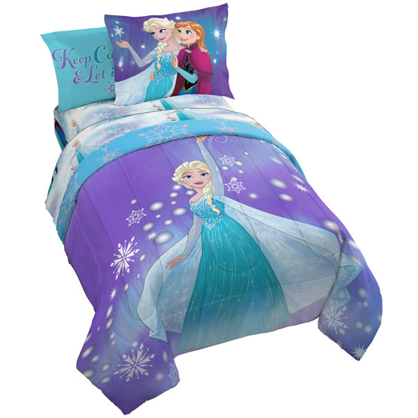 Disney Frozen Magical Winter Twin Bed Set w/ Sham & Reviews | Wayfair