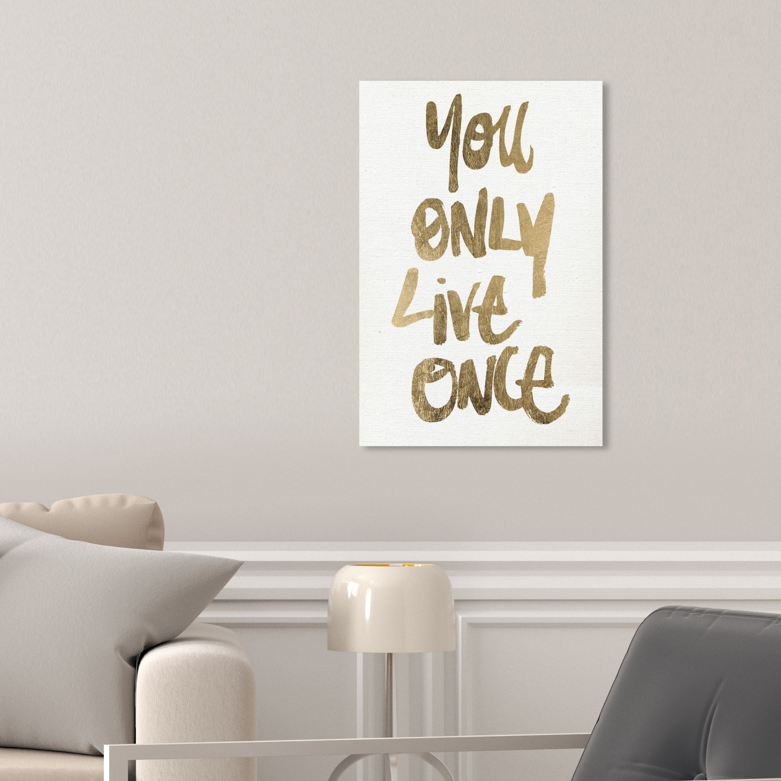 Oliver Gal Prints Typography And Quotes Yolo Snow Motivational Quotes ...