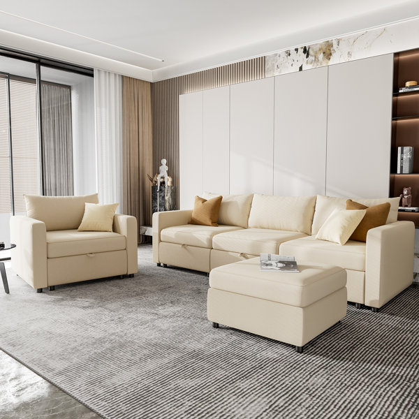 Beige Living Room Sets You'll Love | Wayfair