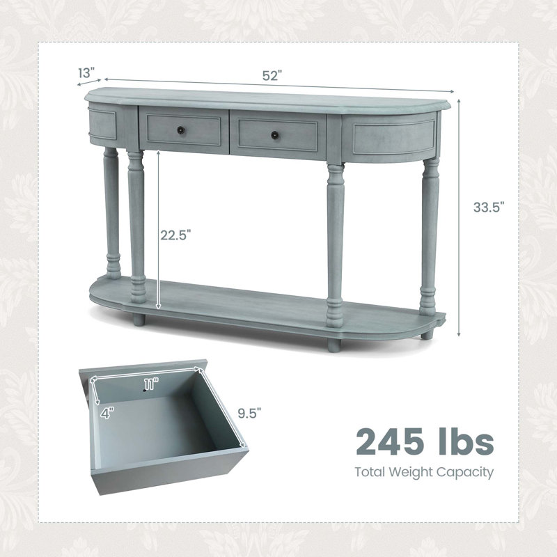 Alcott Hill® Camaiya 52" Console Table & Reviews | Wayfair