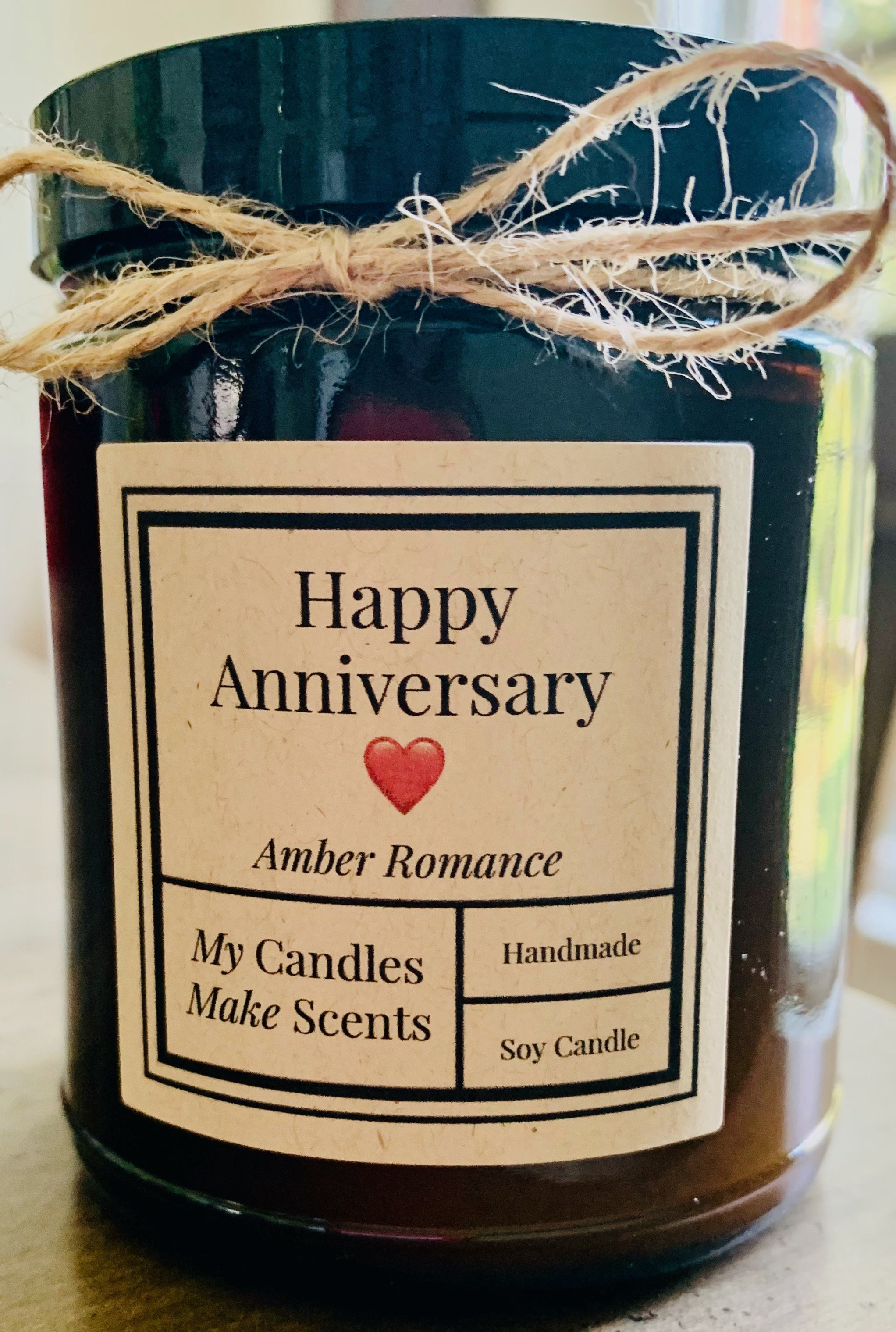 Symple Stuff Amber Romance Scented Personalized Jar Candle - Wayfair Canada