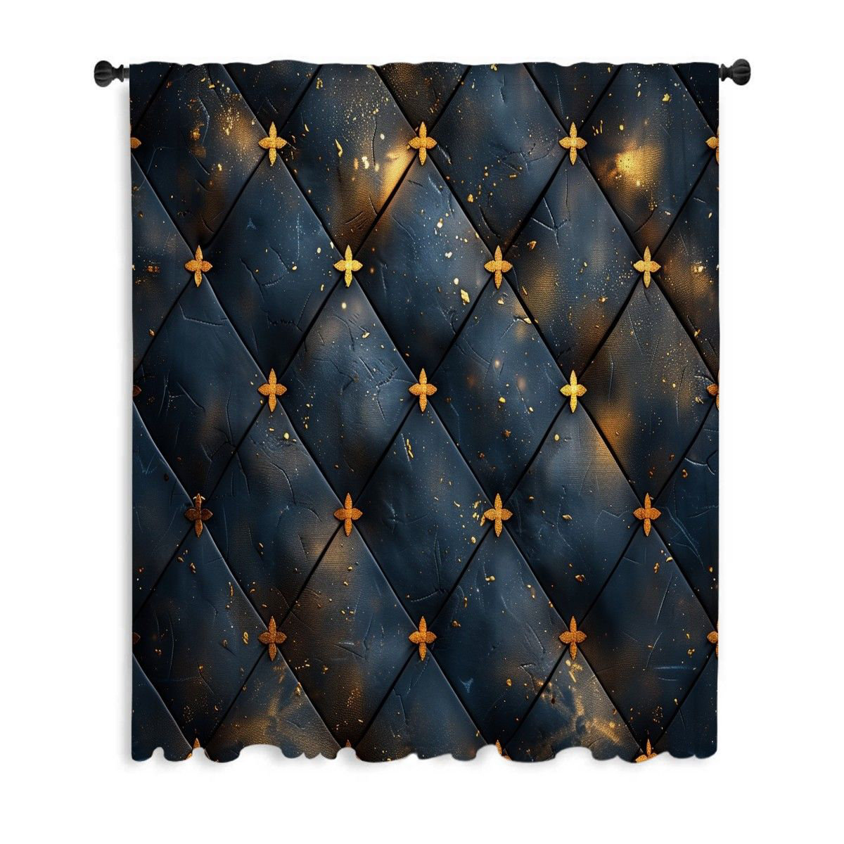 VisionDecor Starry Night Window Curtains, Visual Art Blockout & Sheer ...