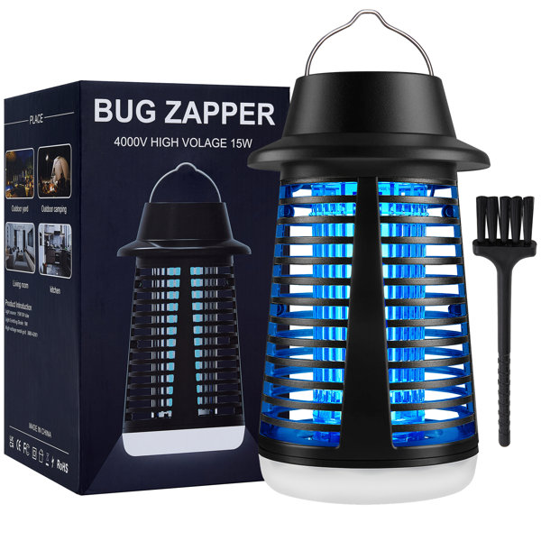 Vecelo Bug Zapper Outdoor, Electronic Mosquito Zapper Fly Zapper For ...
