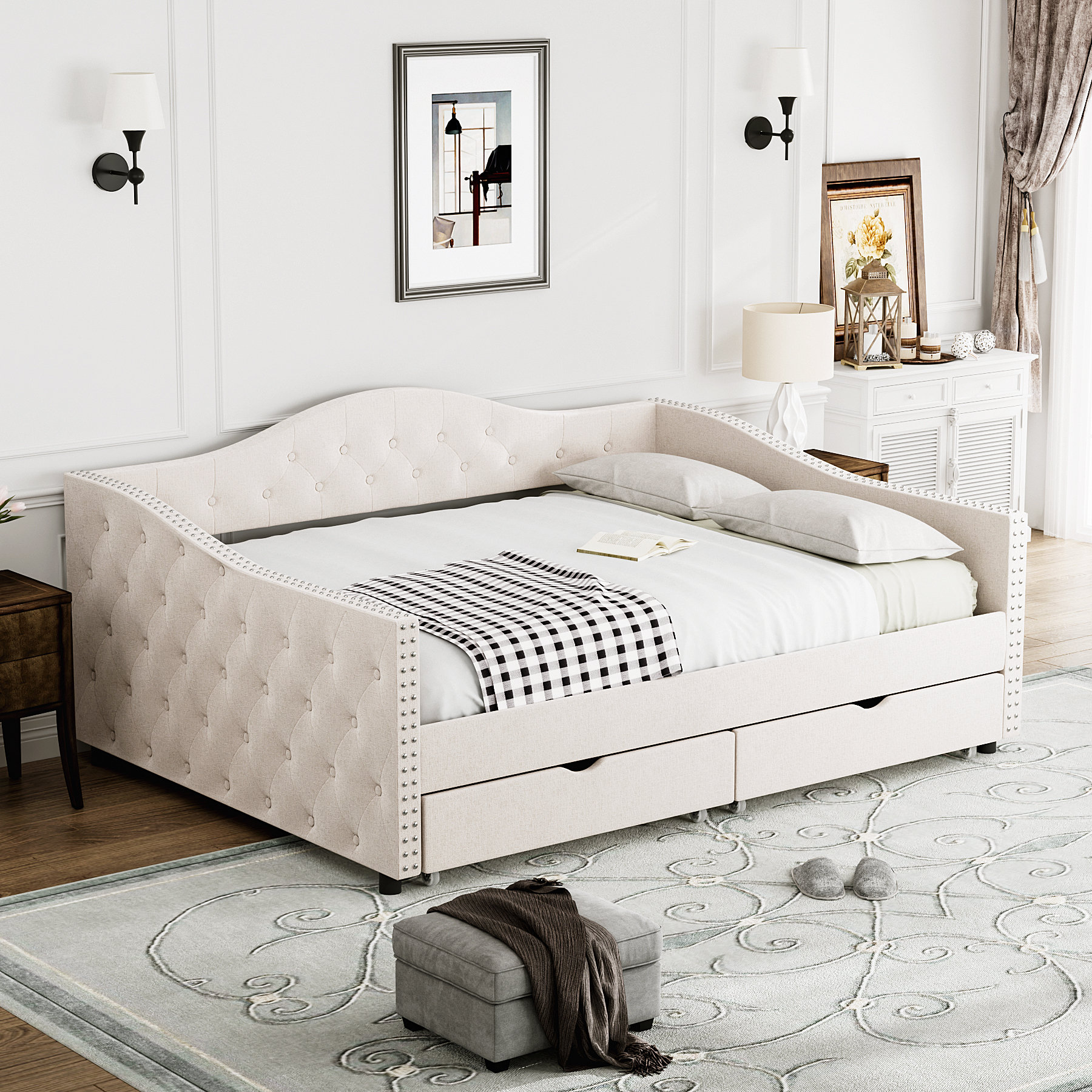 Red Barrel Studio Desseray Upholstered Daybed & Reviews - Wayfair Canada