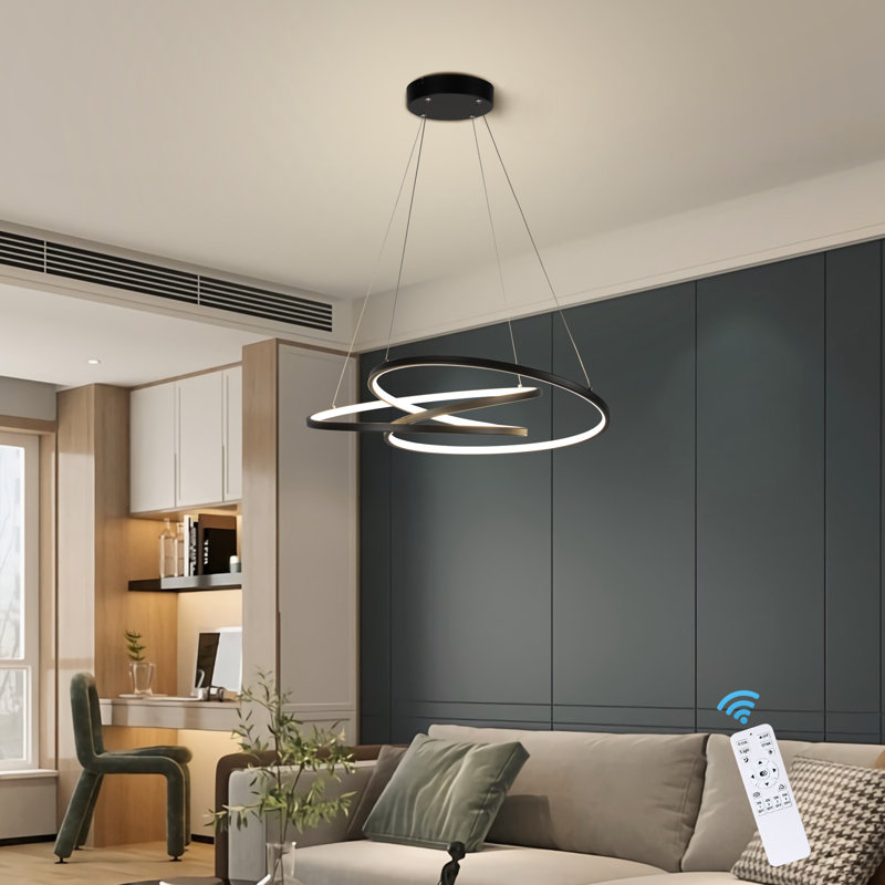 Wrought Studio™ 1 - Light Dimmable Unique/Statement LED Pendant ...