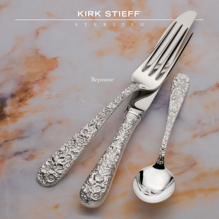 Kirk Stieff Repousse Flatware Set | Wayfair