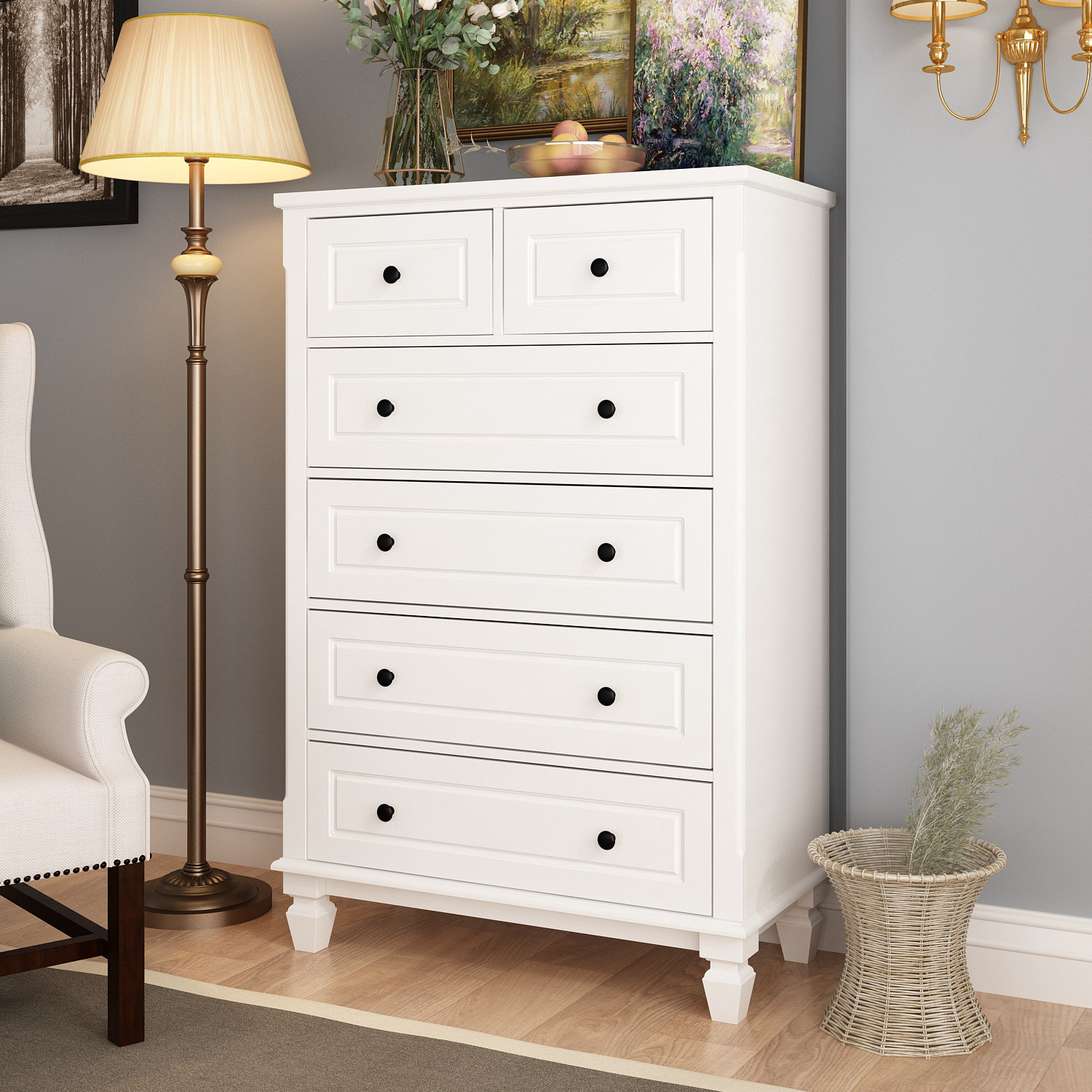 Alcott Hill® 6 - Drawer Accent Chest & Reviews | Wayfair