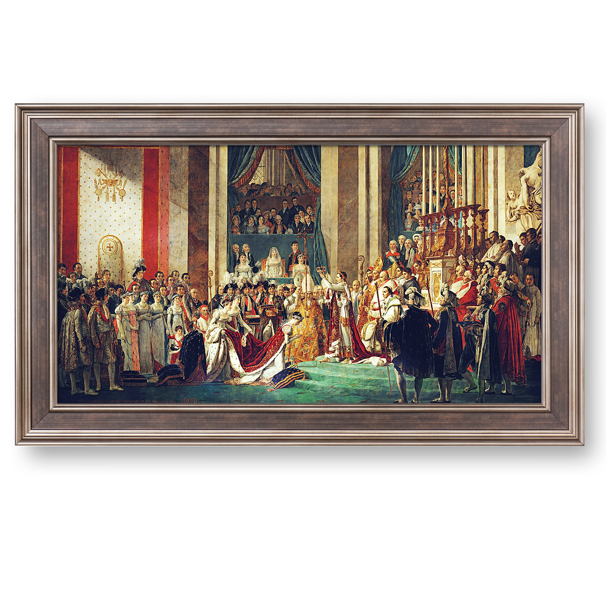A&T ARTWORK The Coronation of Napoleon and the Coronation of Josephine ...
