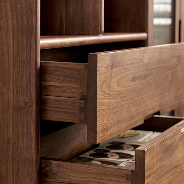 Dream cabinet Black Walnut Tea Cabinet Simple Storage Cabinet 55.12 ...