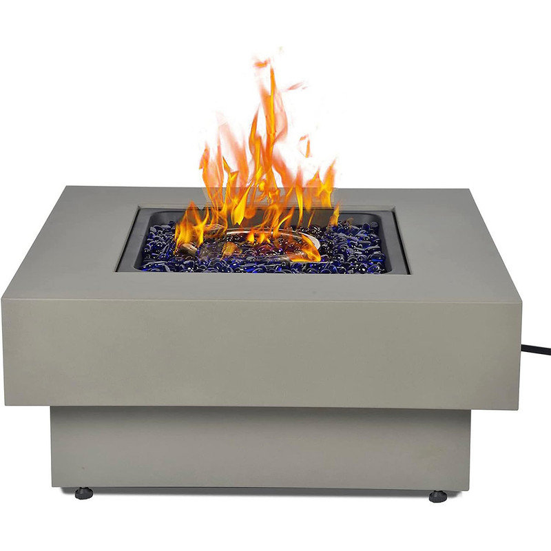 Latitude Run® 33-inch 50,000 BTU Outdoor Gas Fireplace for Patio ...