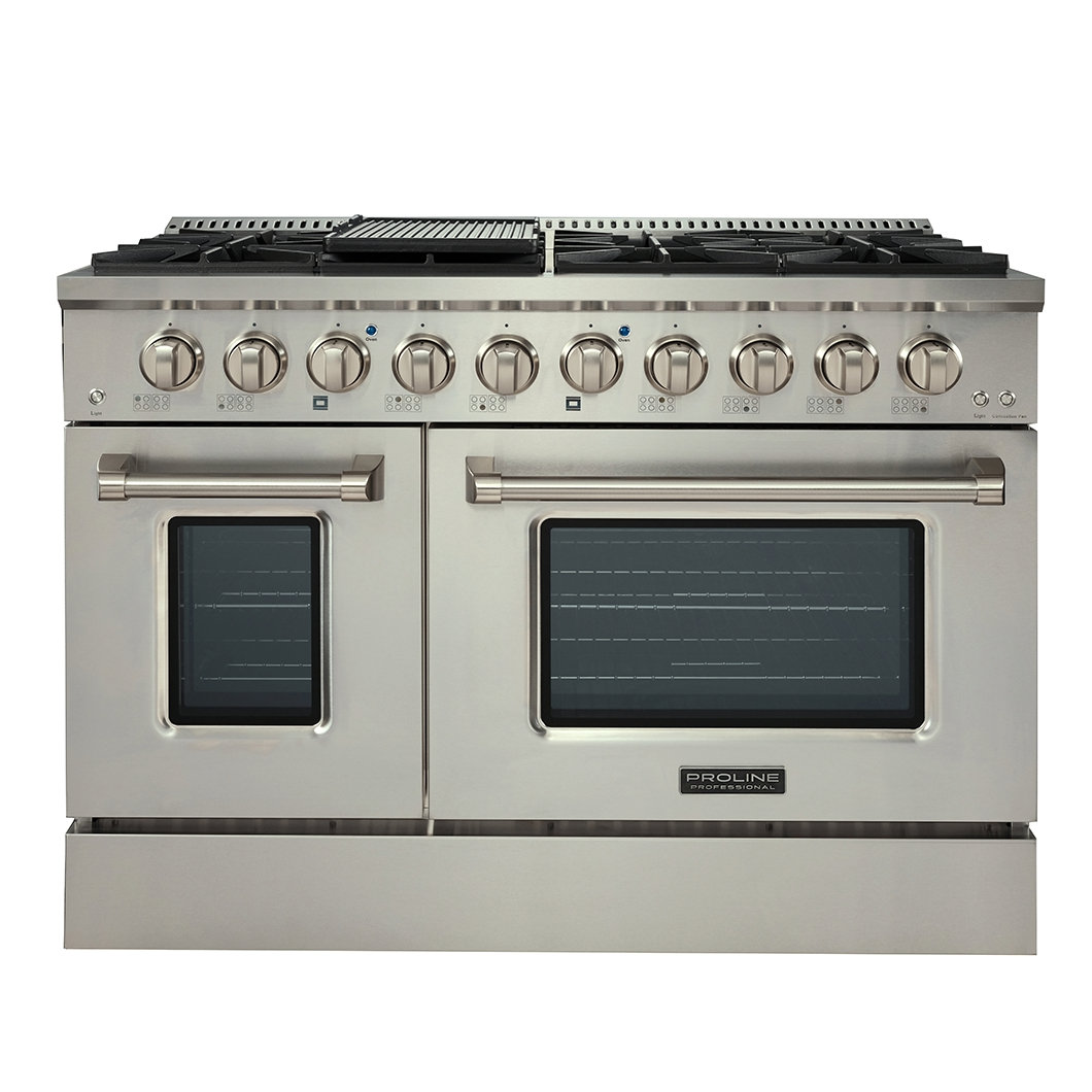 ProLine Range Hoods 48" 5.5 Cubic Feet Natural Gas Gas Range Range ...