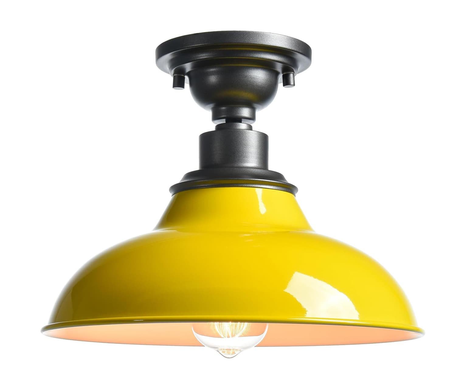 Williston Forge Barn Style 12-Inch Ceiling Light, Ideal for Bedroom to ...