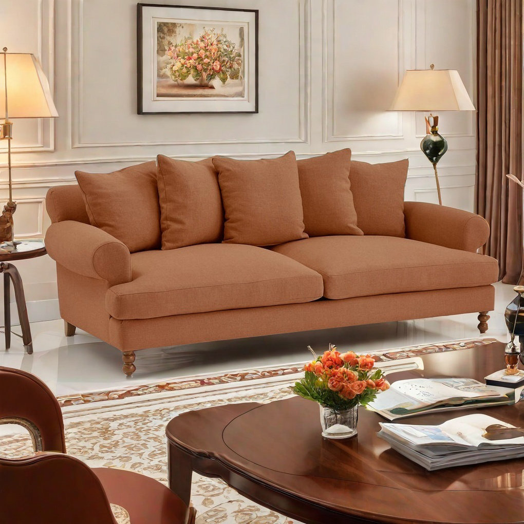 Axis Living Vintage Fabric Sofa | Wayfair