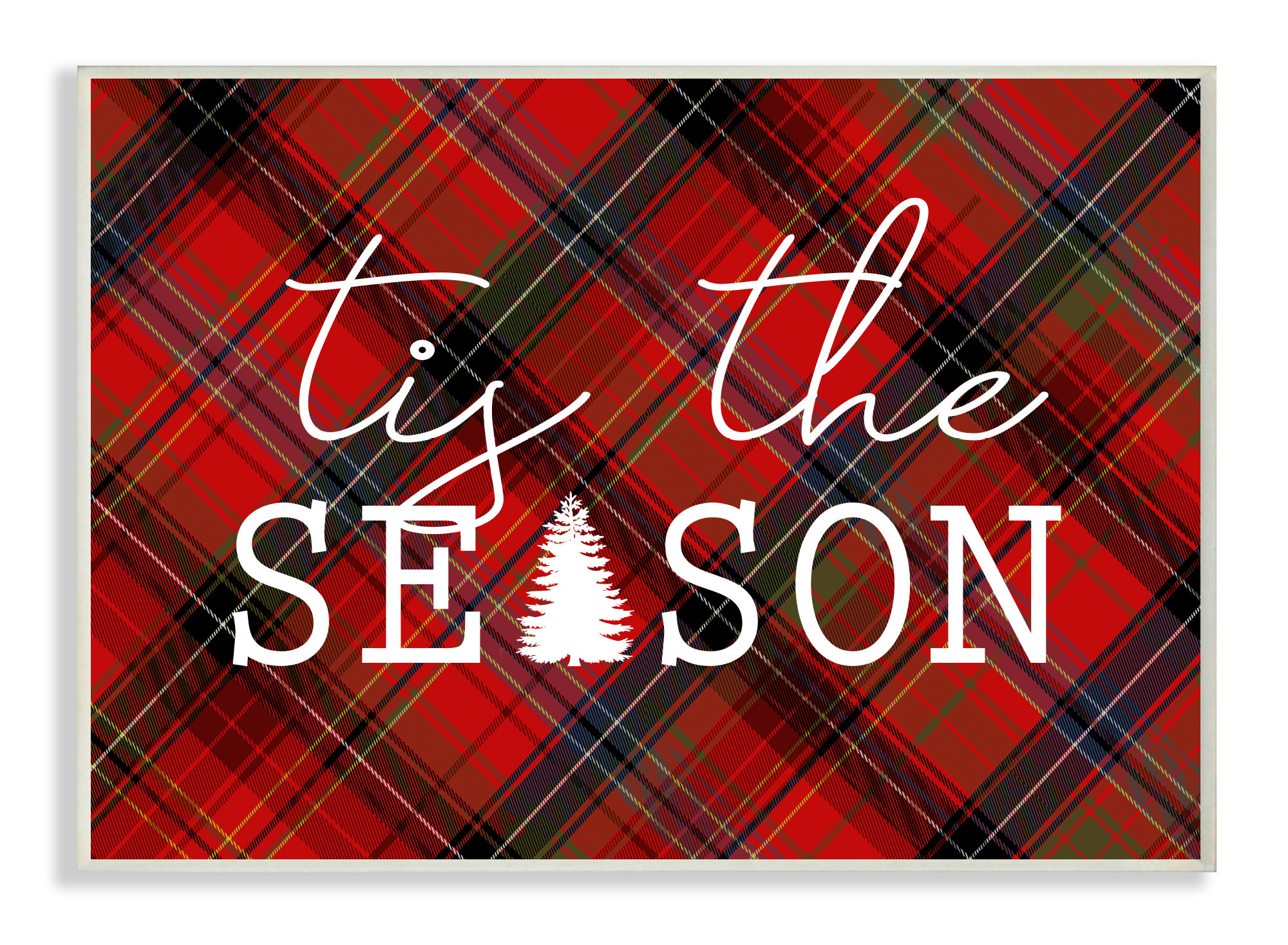 The Holiday Aisle® Tis the Season by Daphne Polselli - Textual Art ...
