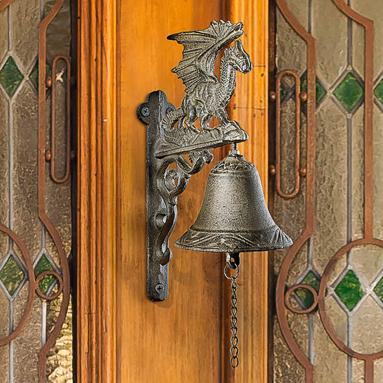 Design Toscano Gothic Décor Bronze Hanging Bell & Reviews | Wayfair