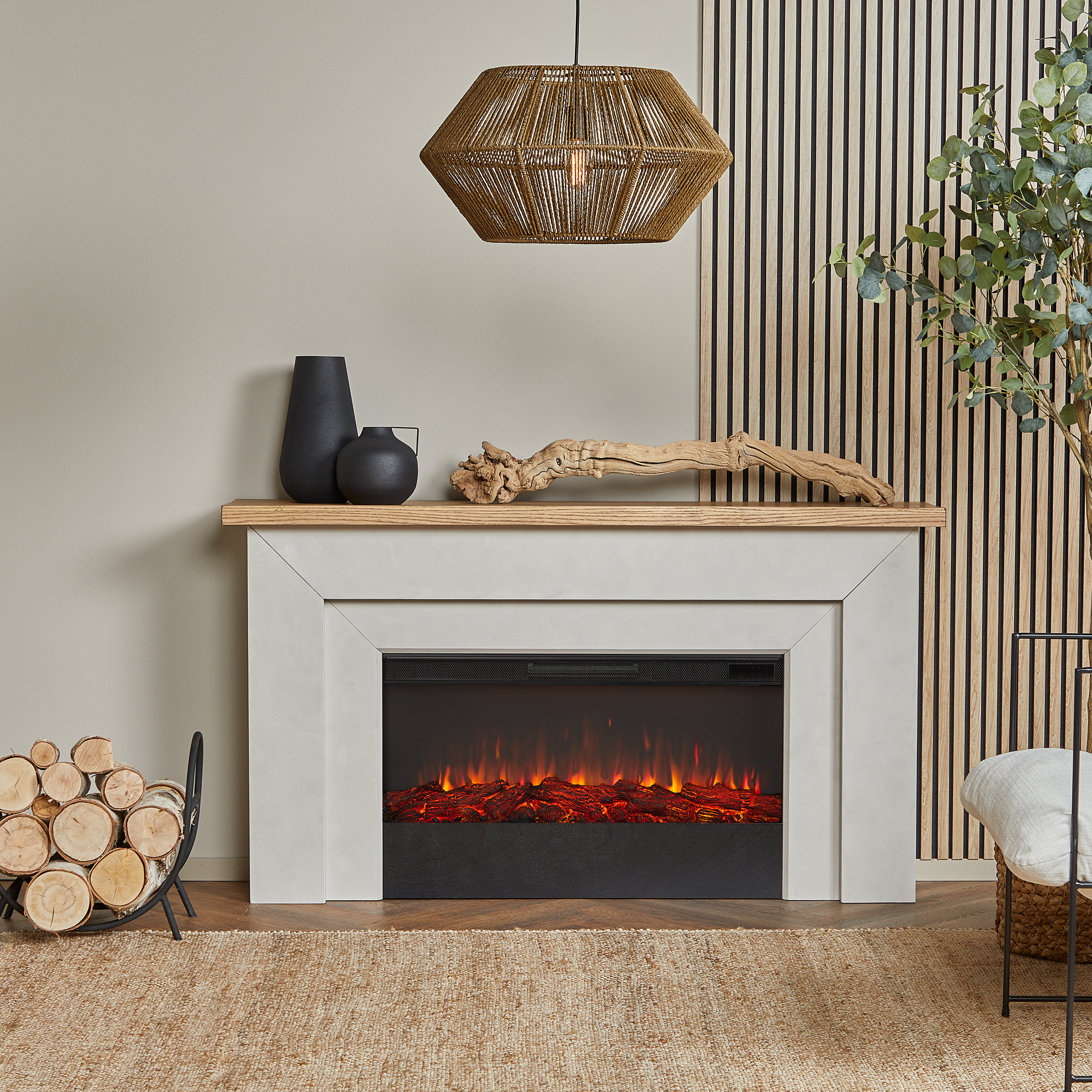 Real Flame Malie 68" Landscape Electric Fireplace by Real Flame ...
