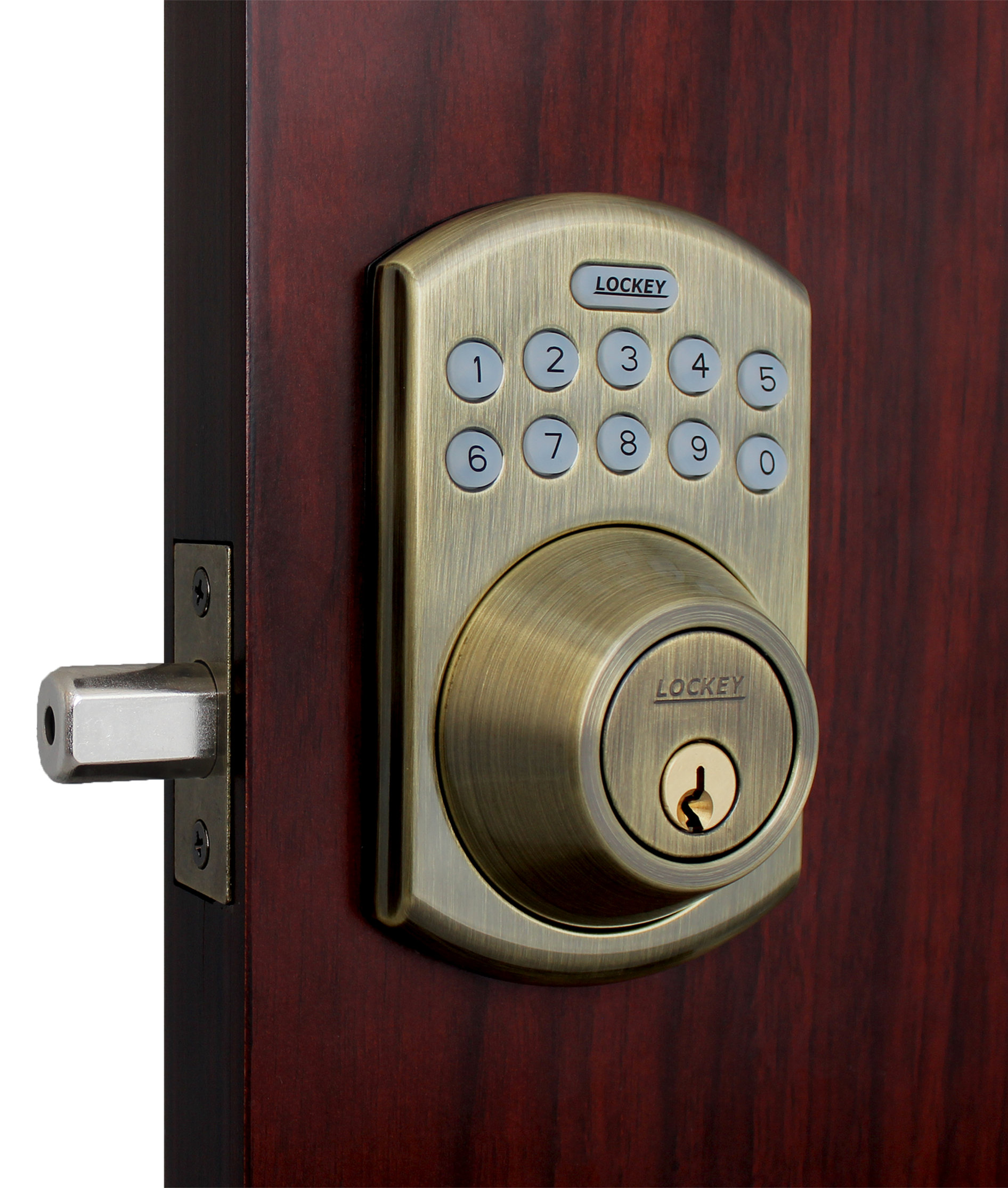 Lockey USA Keypless Entry Deadbolt with Remote - Wayfair Canada