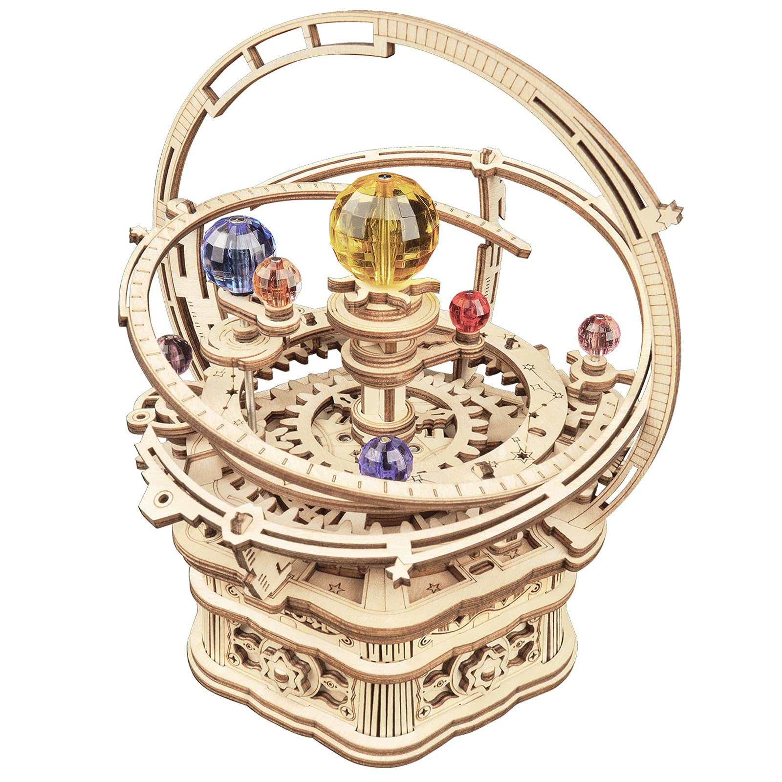Astoria Grand 3D Wooden Puzzle Mechanical Music Box Starry Night DIY ...
