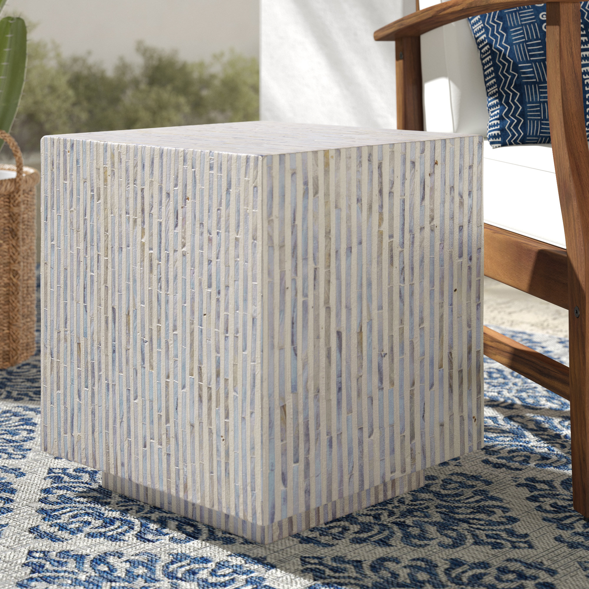 Wade Logan® Azareel Block End Table & Reviews | Wayfair