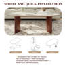 Latitude Run® Oval Travertine Coffee Table, Eco-Friendly Natural Stone ...