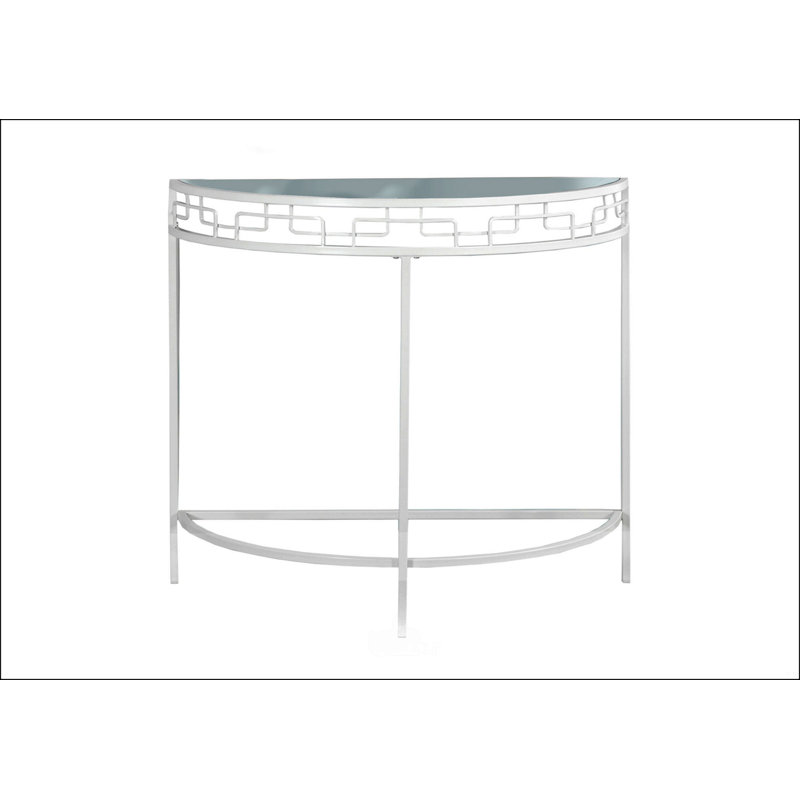 Ivy Bronx Charming Accent Table With Half Moon Design For Compact ...