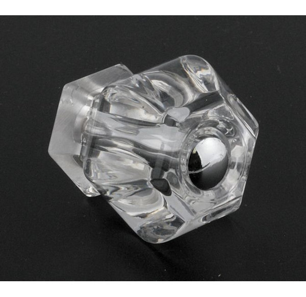 D. Lawless Hardware (5 Pack) 1-1/4 inch Depression Knob Crystal Clear ...