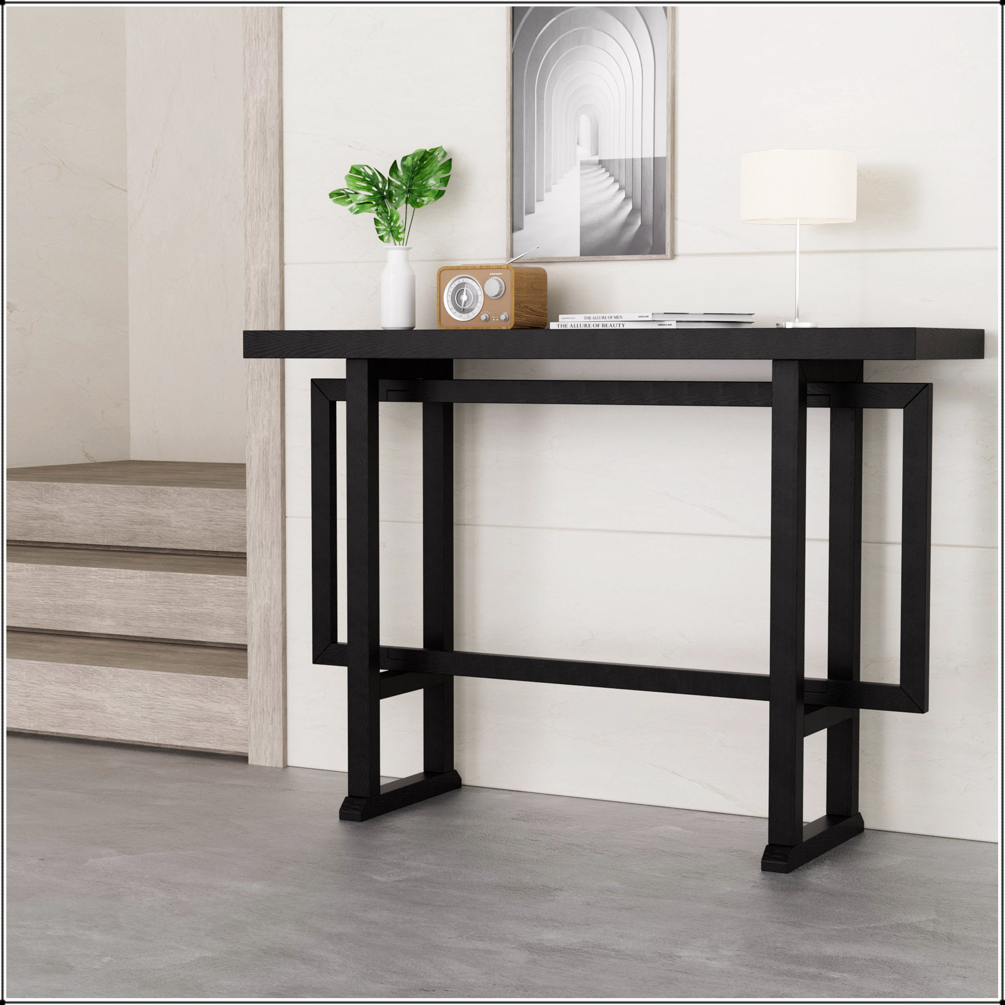 Ebern Designs Bar Table, Extra Long Entryway Table For Entryway ...