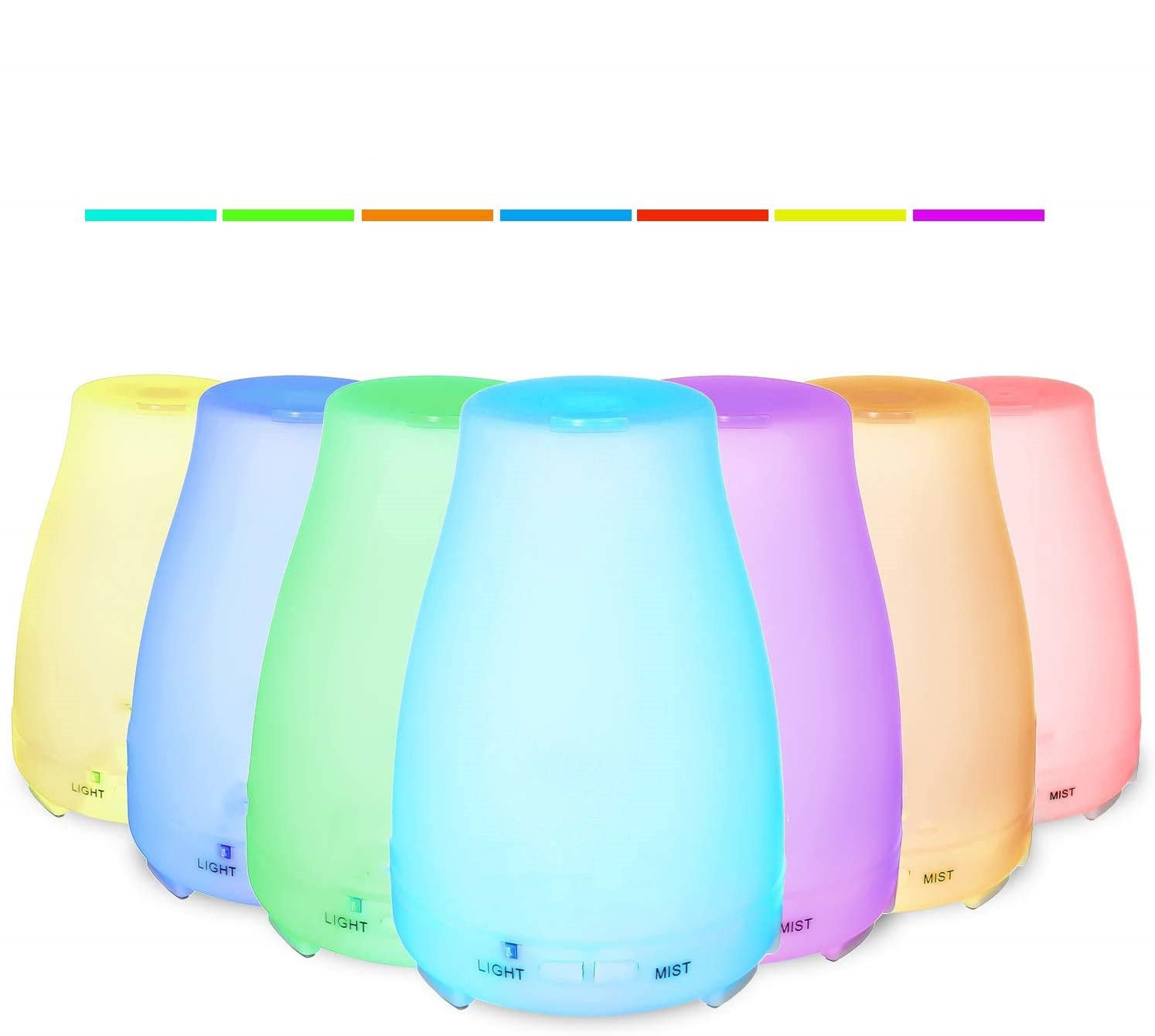 Symple Stuff 2 Pack Essential Oil Diffuser Ultrasonic Aromatherapy ...