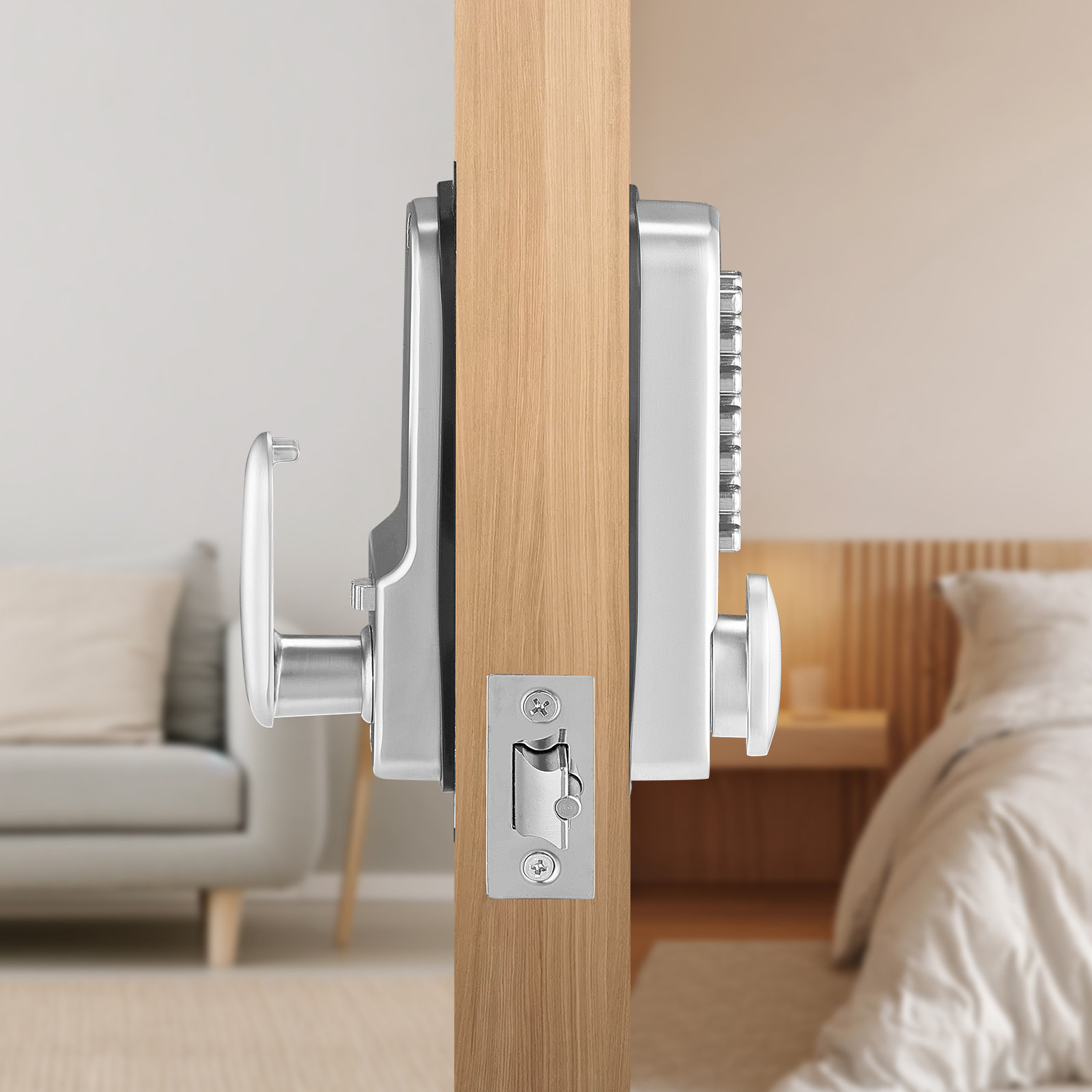 Stellweilan Tessberg Mechanical Keyless Entry Door Lock 14 Key ...