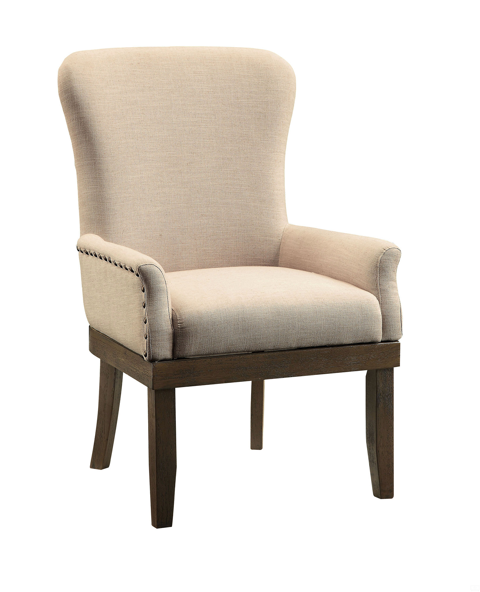 Rosdorf Park Arm Chair With Nailhead Trim | Wayfair