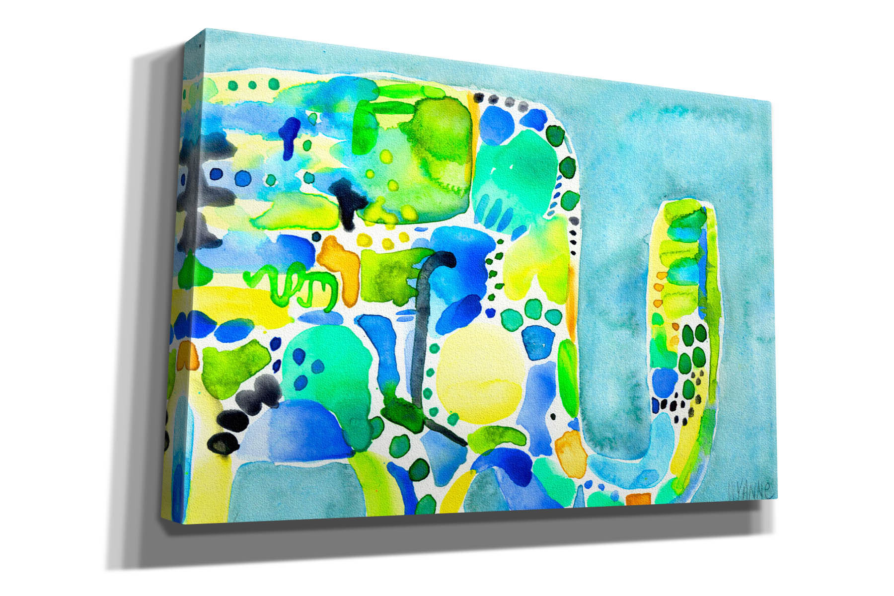 Wrought Studio 'Rainy Day Ellie' by Wyanne, Canvas Wall Art, 18"x12 ...