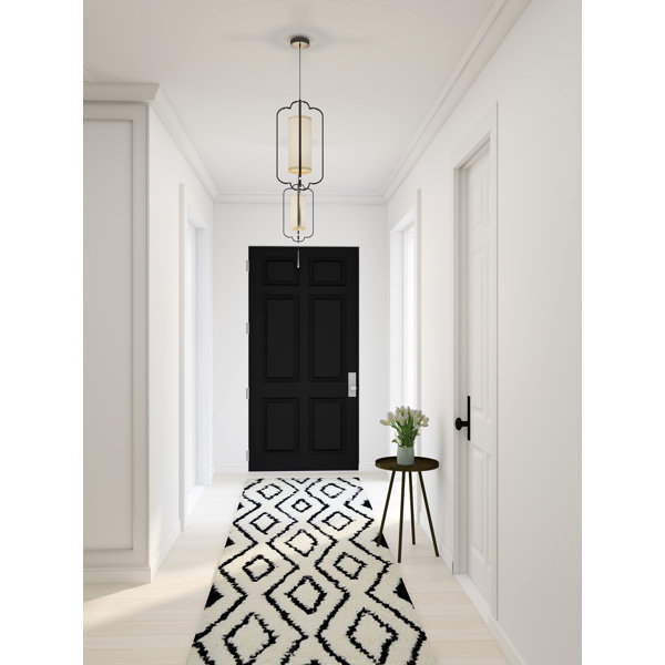 Union Rustic Finely Snow Rug | Wayfair