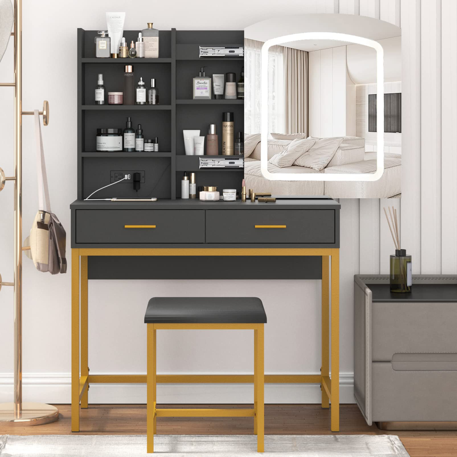 Mercer41 Jennabelle Vanity & Reviews | Wayfair