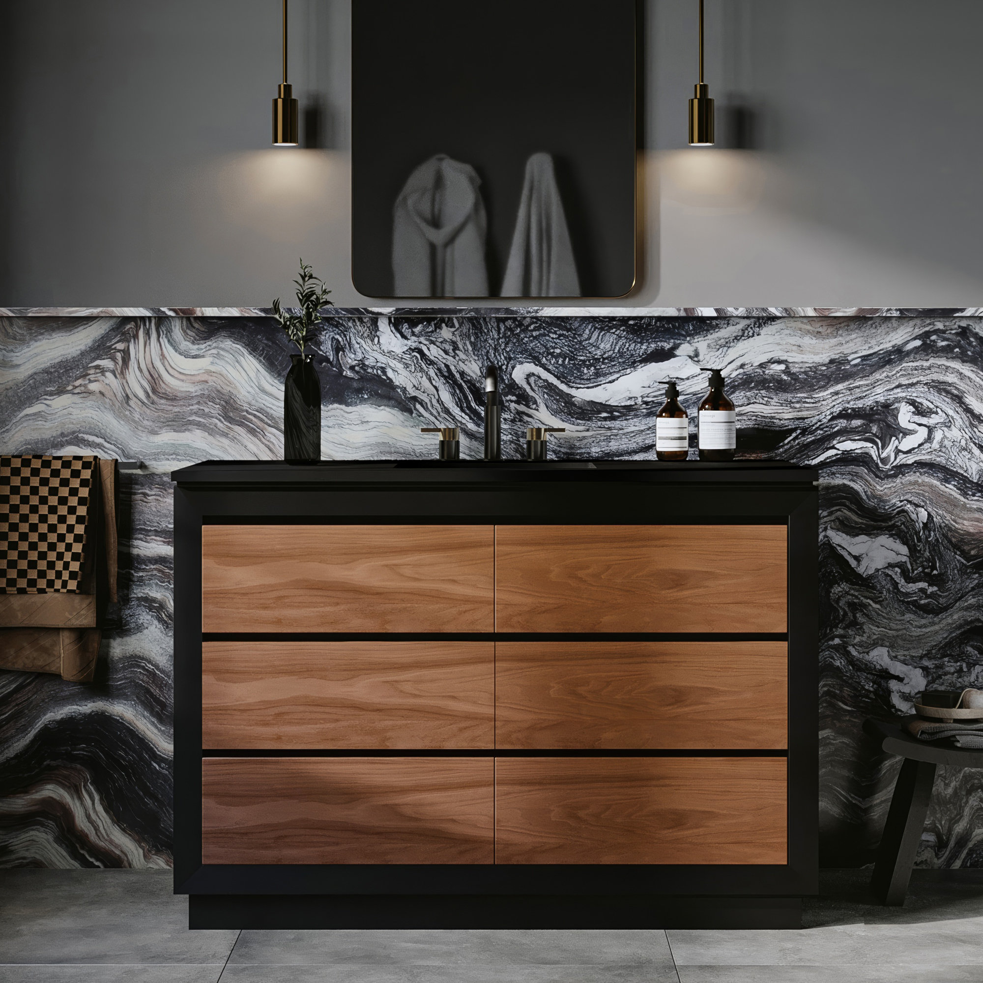 Highbury Furnishings Sutton Vanity 48" Single Vanity | Wayfair