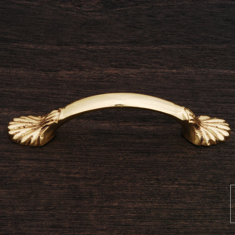 Rk International Feathered Shell Ends 3" Center to Center Arch Pull CP ...