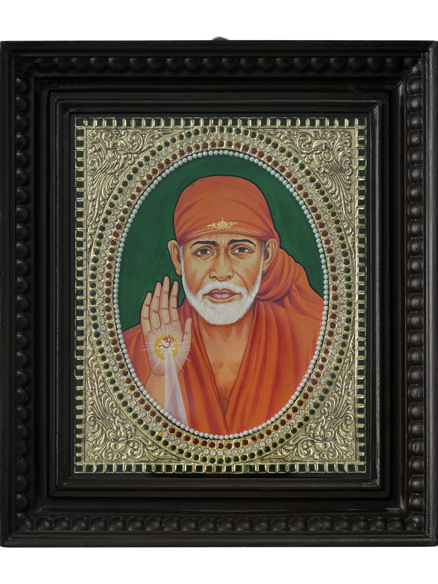 Exotic India Blessing Sai Baba | Traditional Colors With 24 Karat Gold ...