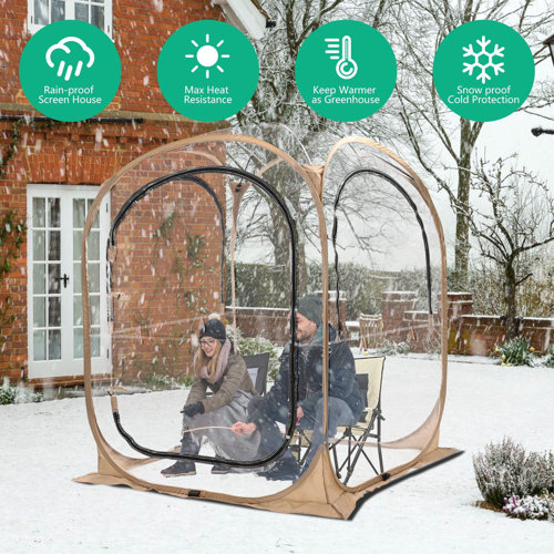 JTANGL Instant Pop-Up Tent Shelter, Outdoor Bubble Tent, Room Camping ...