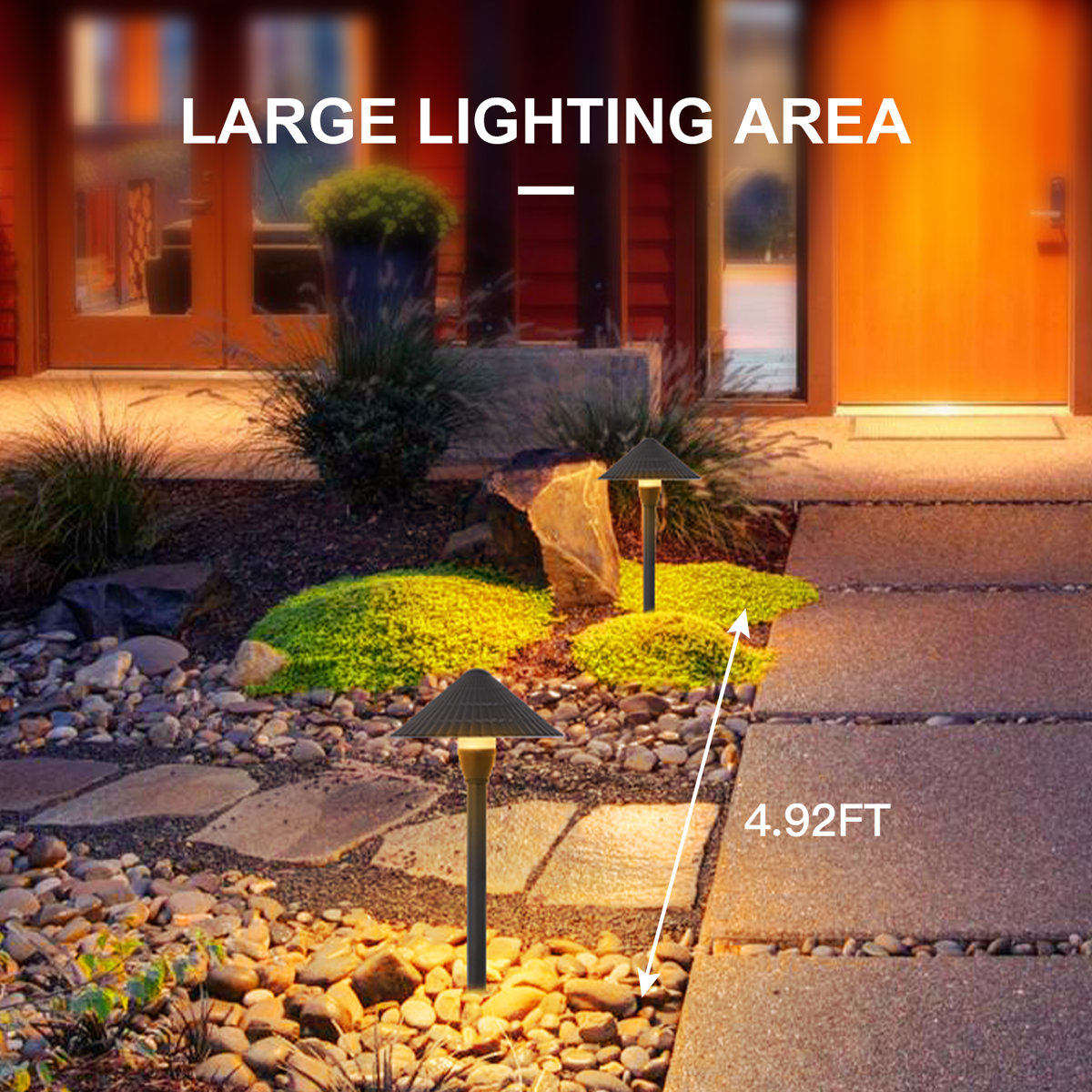 MW LIGHTING 8pk LED Low Voltage Landscape Lighting - Aluminum ...