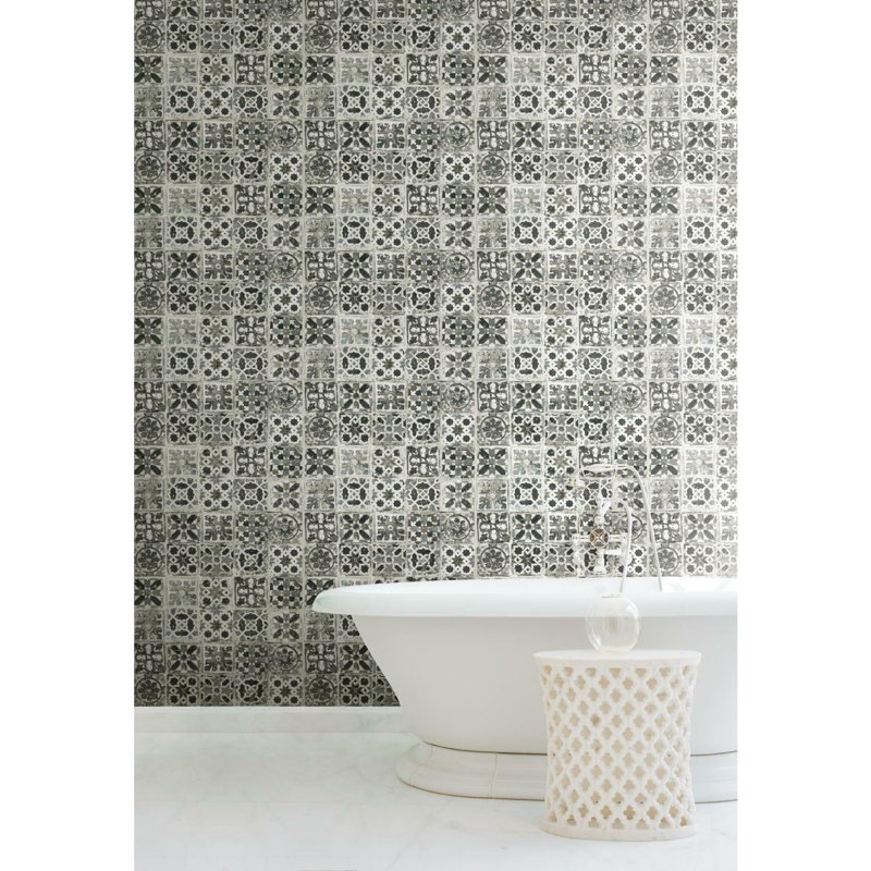 York Wallcoverings Peel & Stick Patchwork Roll & Reviews | Wayfair