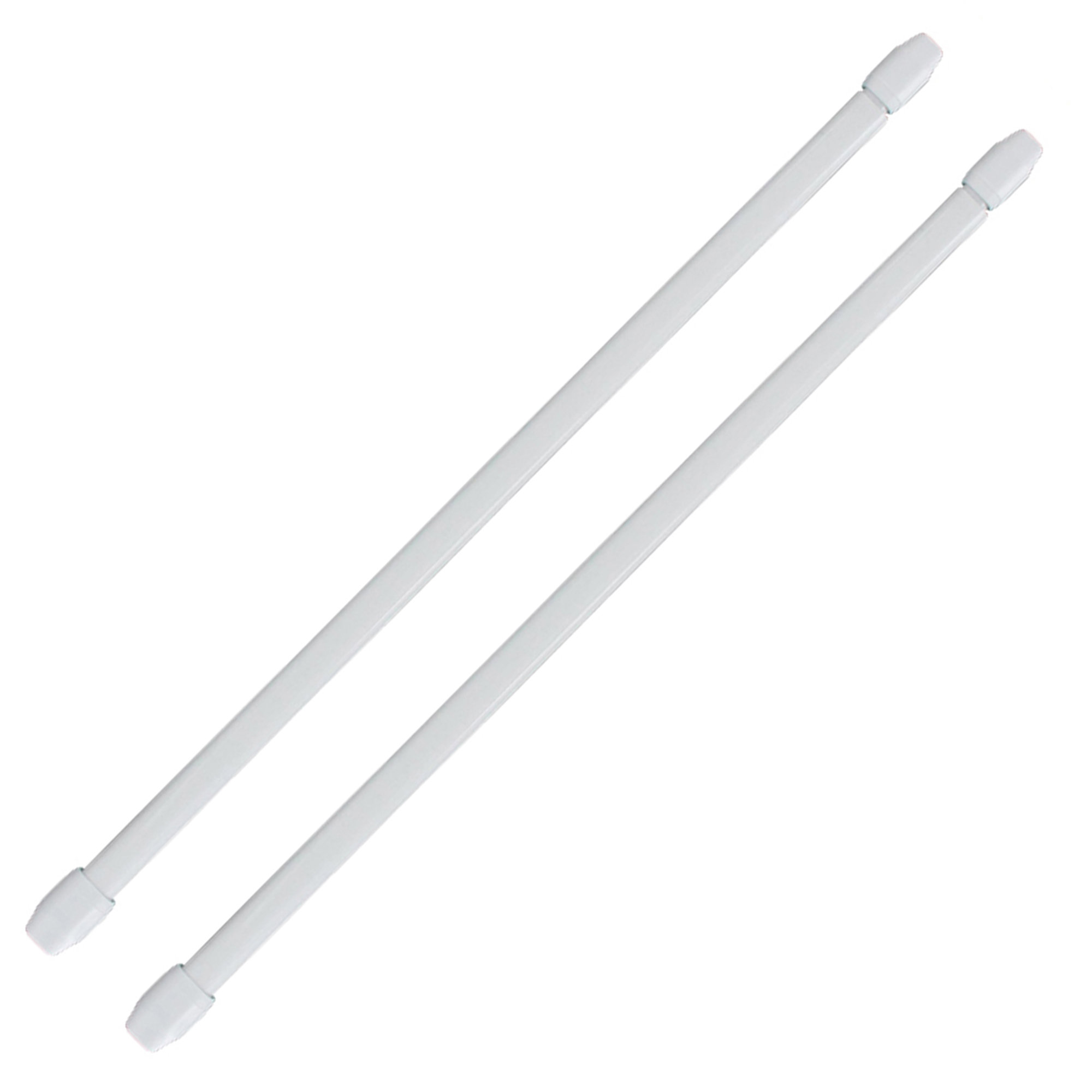 Evideco Café Rod Adjustable Flat Sash Curtain Single Rod & Reviews ...