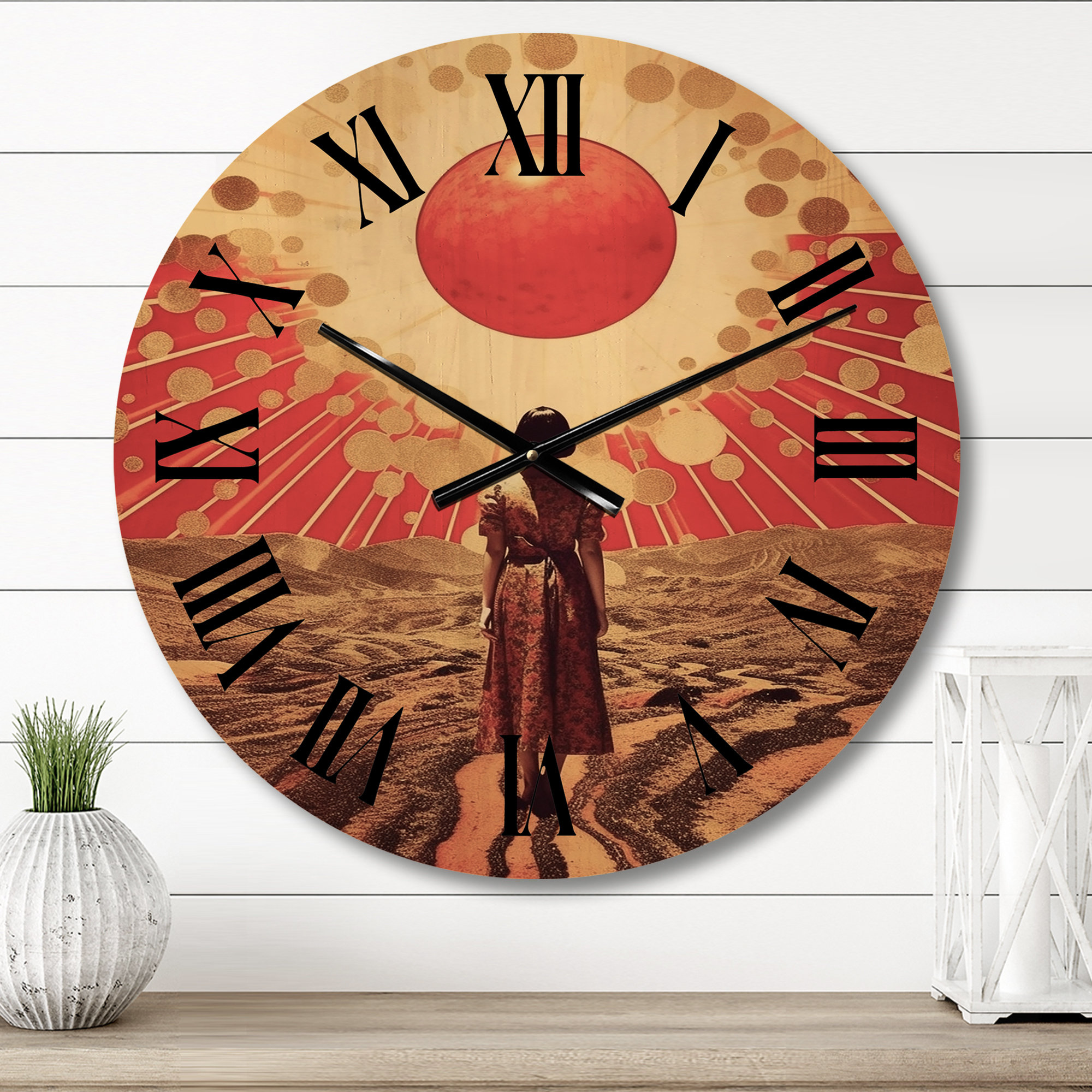 East Urban Home Japanese Full Moon Geisha I - Asian Woman Oversized ...