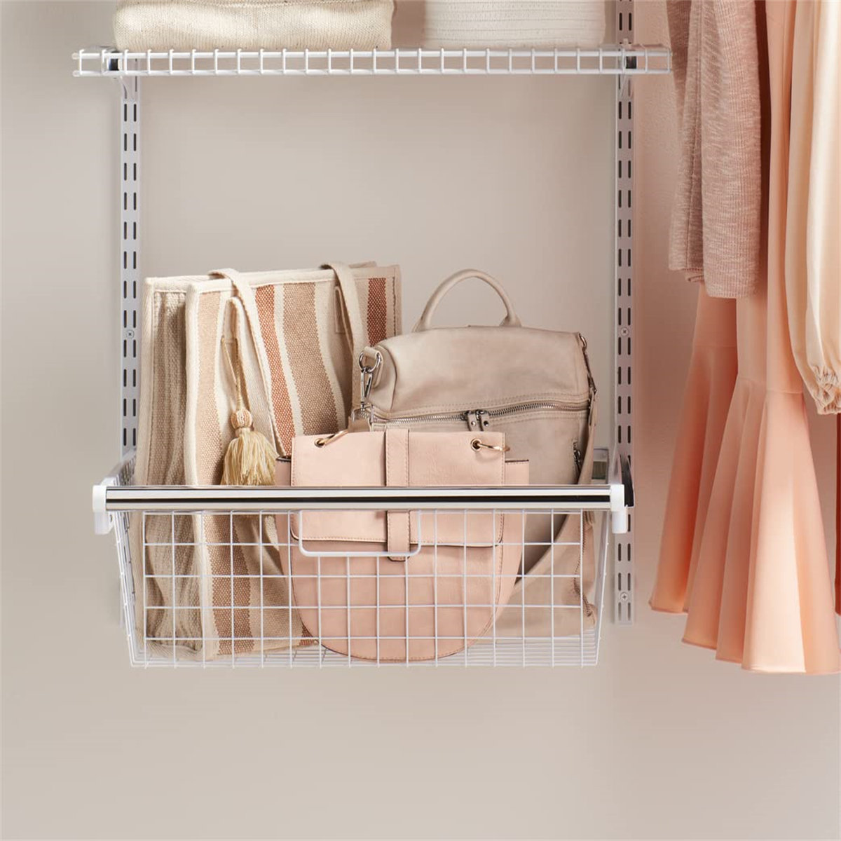 Stack man Configurations Sliding Basket For Closet Drawer Organization ...