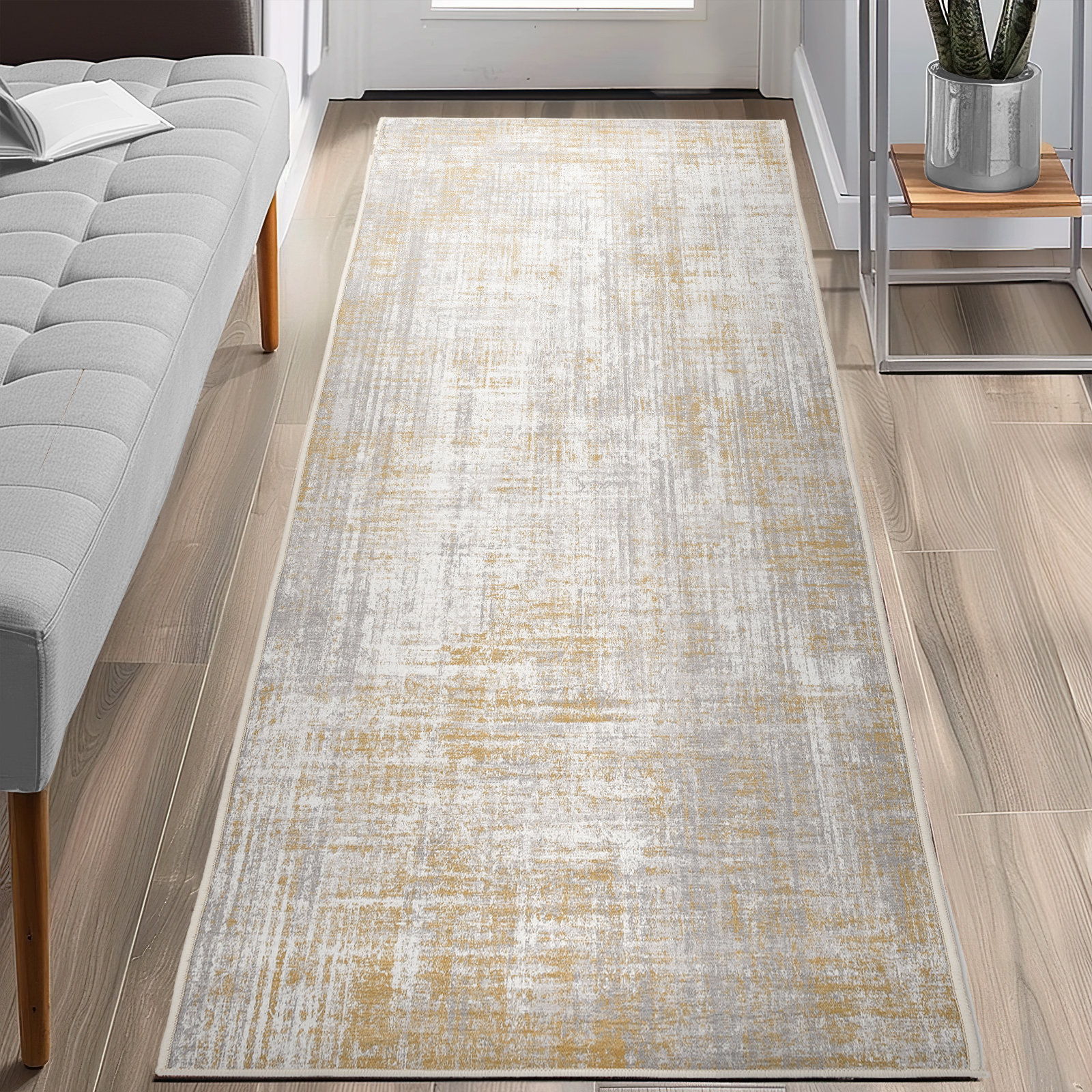 17 Stories Siddon Area Rug with Non-Slip Backing | Wayfair